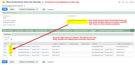 Enrich Your Netsuite Item Hierarchy With Dynamic Subitem Sublists And