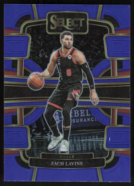 2023 24 PANINI SELECT Blue Prizm Courtside Zach LaVine BB55KB Chicago