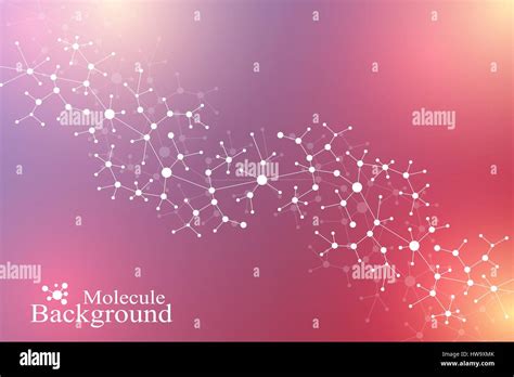Scientific Chemistry Pattern Structure Molecule Dna Research As Concept Science And Technology