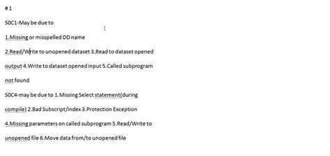 Mainframe Interview Questions