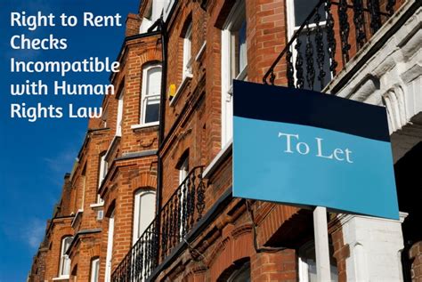 Right To Rent Checks Found To Be Incompatible With Human Rights Law