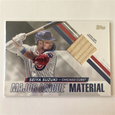 2024 Topps Series 1 Major League Material Seiya Suzuki Ml Ss Ebay