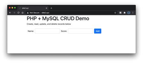 Crud Operations With Php And Mysql Full Tutorial For Beginners Tony Teaches Tech
