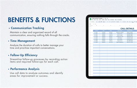 Call Log Sheet Template Download In Excel Google Sheets Template Net