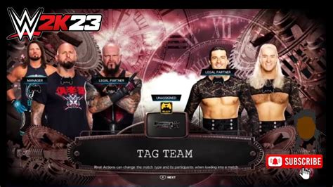 Wwe2k23 The Oc👺🤘🏻vs Pretty Deadly ️‍🩹 Youtube