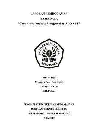 Cara Akses Database Menggunakan ADO NET