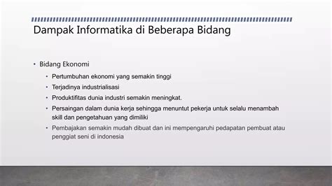 Dampak Sosial Informatika Pptx