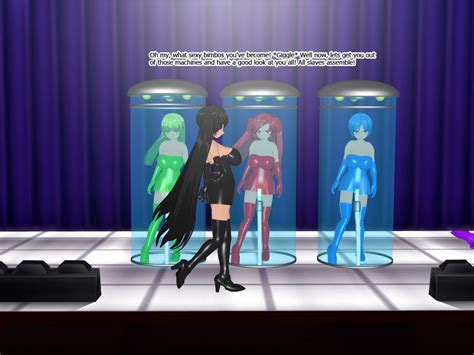 Hypnohub 3d 3d Custom Girl Bimbofication Black Hair Blue Hair Brain
