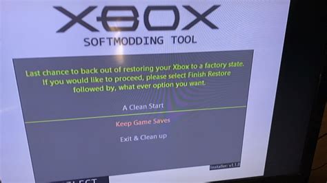 Trying To Uninstall Softmod But I Cannot Rebooting The System Results