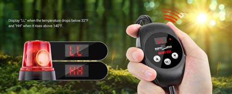 Amazon.com : REPTI ZOO Reptile Thermostat Wide Range Temperature Controller Reptile Heat Pad ...