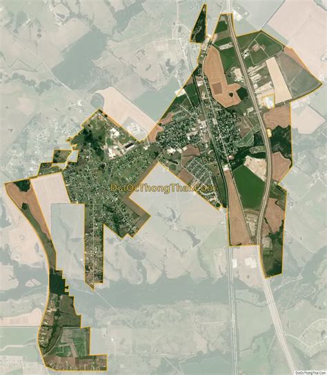 Map Of Palmer Town Texas