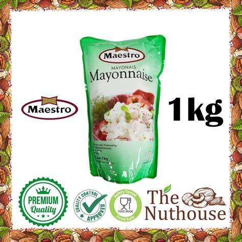 Jual Maestro Mayonaise Saos Mayones Original 1kg Halal Shopee