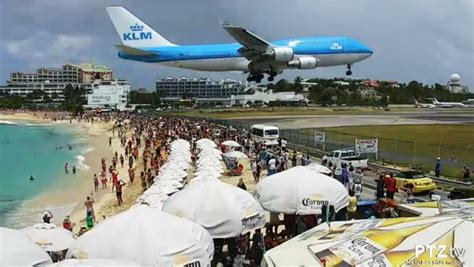 Klm 747 Landing At St Maarten Sxm On 3292016 Youtube