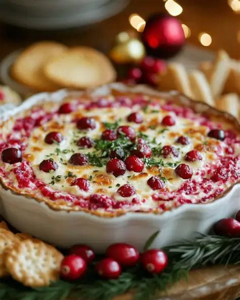 Baked Cranberry Cream Cheese Dip Mmmrecipes Easy And Delicious Recipes