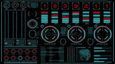 Hi Tech Interface Constructor Design Elements For Hud User Interface Animation Motion Design