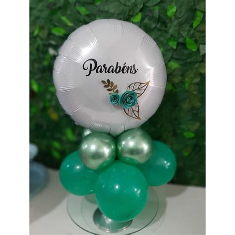 Adesivo Personalizado Com Nome Idade Para Balão Bubble Festa Aniversario Shopee Brasil