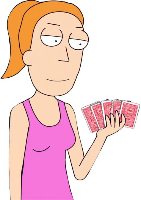 Summer Smith With Playing Cards Png By Jakeyfrollogothel On Deviantart