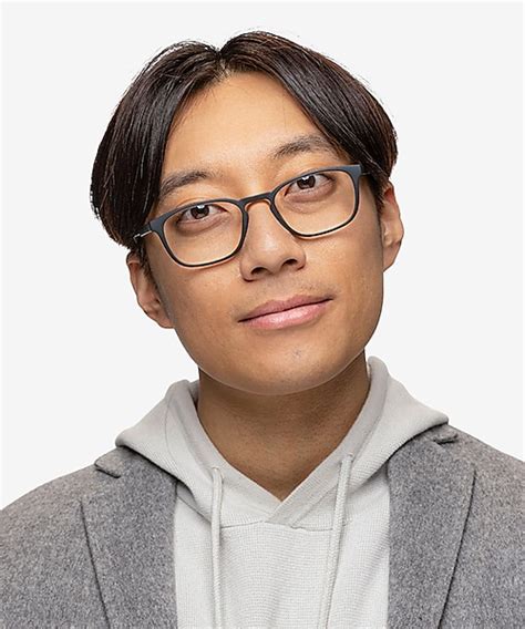 Attain Rectangle Matte Black Glasses For Men Eyebuydirect Canada