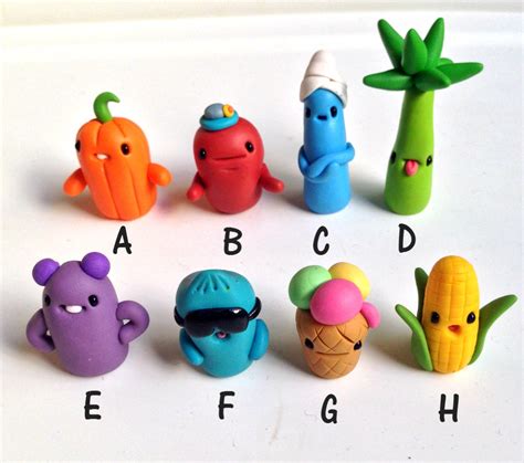 Miniatur Fimo Fimo Figur im Kawaii Stil - Etsy.de