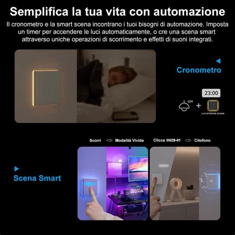 Sonoff T5 1C 3C 120 Interruttore Intelligente Smart Touch Led