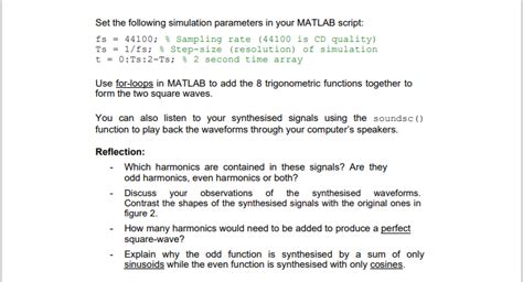 solved task 1 generating waveforms using fourier series