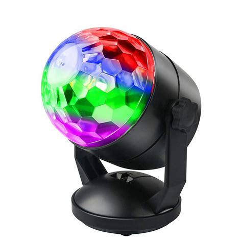 Activated Party Lights Strobe Lamp Modes Color Disco Ball Light Battery EBay