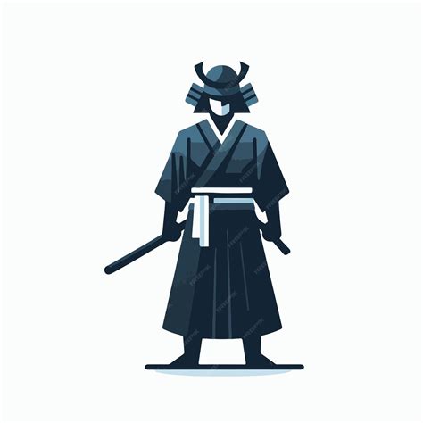 Premium Vector Illustration Of A Samurai Holding A Sword And Wearing