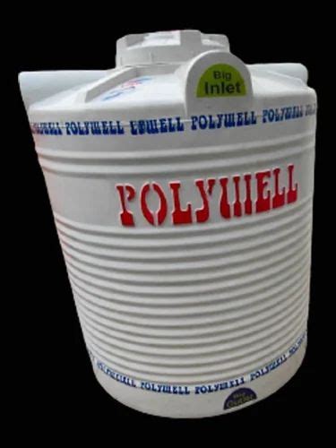 Polywell 2000L White Plastic Water Storage Tank At Rs 12800 Piece In Karnal