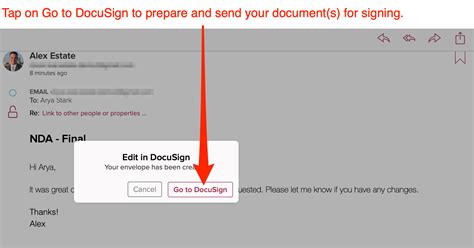 How Do I Create A New DocuSign Envelope From An Email Attachment Cloze Help Center