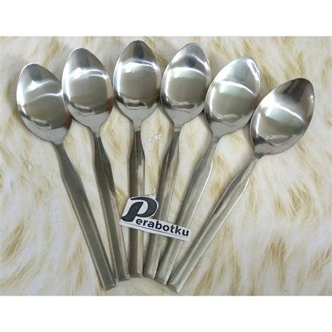 Jual Sendok Makan Stainless Steel Noble 188 Isi 6 Tebal Sendok Cafe
