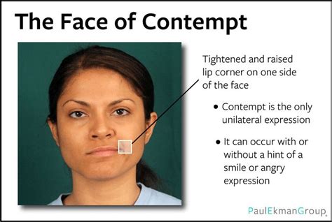 Contempt Facial Expression