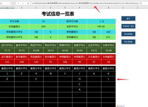 excel智能成绩表，自动排名统计，年级查询一键操作 正数办公