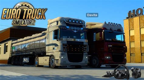 🧿euro Truck Simulator 2🚚ტრაქტორების გადაზიდვა საშიშ გზებზე⚡ Youtube