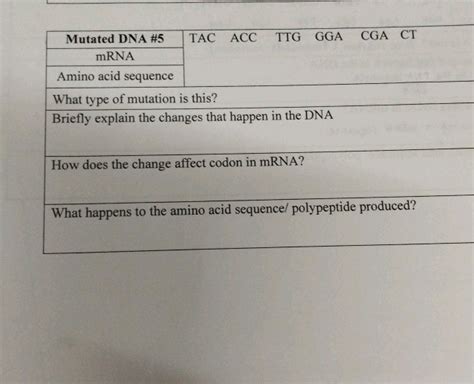 What Type Of Mutation Is This Briefly Explain Studyx