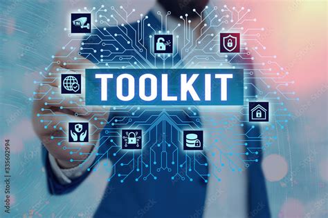 Handwriting Text Toolkit Conceptual Photo Set Of Tools Kept In A Bag