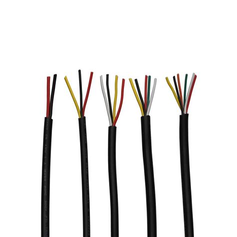 10 Méter Ul 2464 28awg 2c 3c 4c 5c 6c Multicore Pvc Kábelkabát
