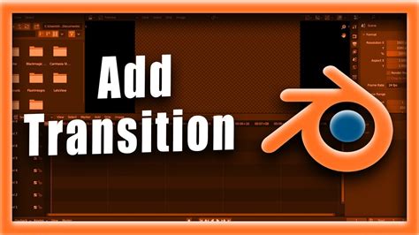 Blender Tutorial How To Add Transition In Blender Video Editor Youtube