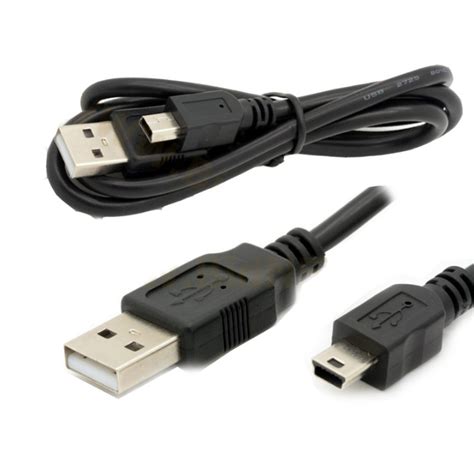 Usb轉mini Usb 5pin 加粗版 數據線 Usb T梯形口5p 纯铜 傳輸 充電 轉接頭 轉接線 Mp3音箱 蝦皮購物