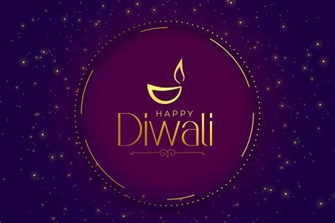 반짝이는 디자인의 보라색 Shubh Deepavali 배너 Goddess Lakshmi에 대한 스톡 벡터 아트 및 기타 이미지