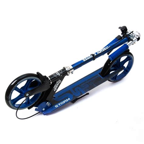Двоколісний складаний самокат Scooter Storm, колеса 200 мм, ручне ...