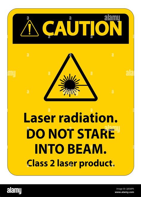 Caution Laser Radiation Do Not Stare Into Beam Class 2 Laser Product