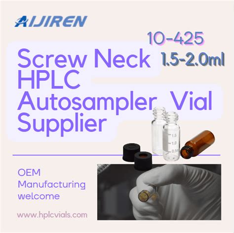 Hplc Autosampler Vial Lab Vials Manufacturer