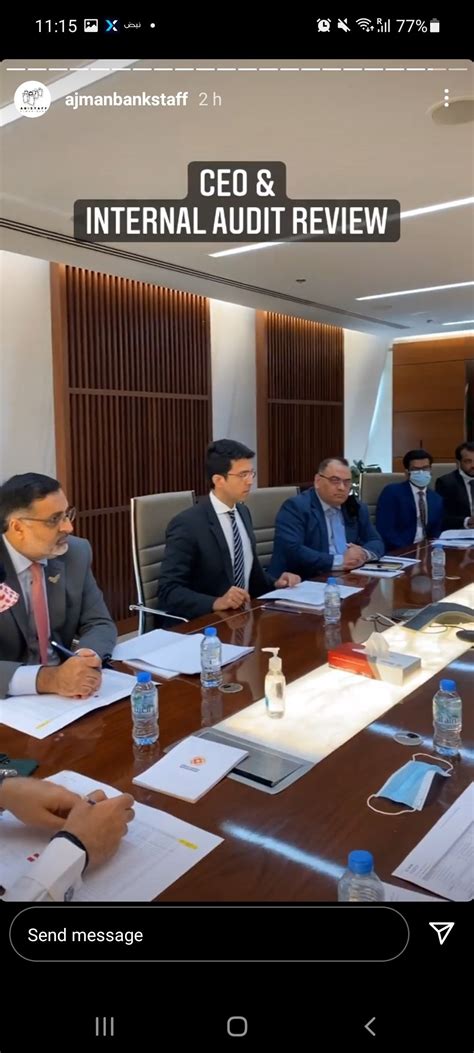 Proud Of Internal Audit Team And Ajman Bank Management Very Healthy To