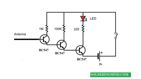 Electrical Testing Tools Wireless AC Line Detector Circuit