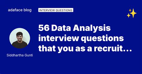 56 Data Analysis Interview Questions Adaface