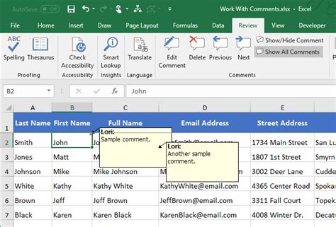 The Beginner S Guide To Comments In Microsoft Excel