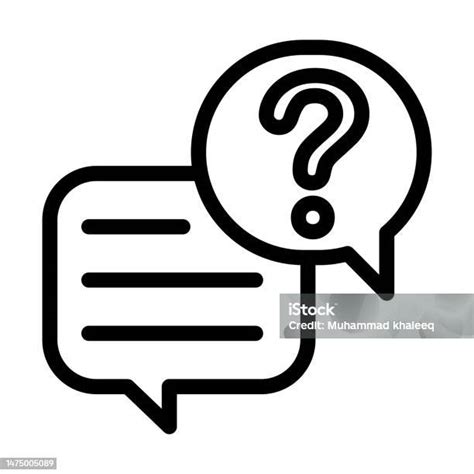 질문과 답변 벡터 굵은 선 아이콘 개인 및 상업적 사용 0명에 대한 스톡 벡터 아트 및 기타 이미지 0명 두꺼운 디자인