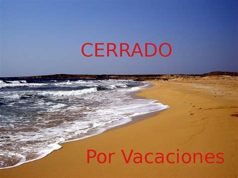 Agua Donde No Hay NOS VAMOS DE VACACIONES