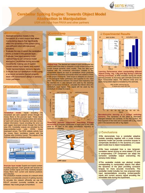 Ppt Cerebellar Spiking Engine Towards Object Model Abstraction In