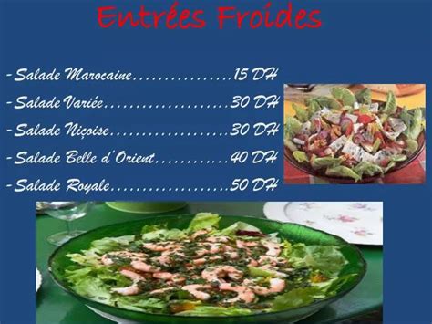 PPT Entrées Froides PowerPoint Presentation free download ID 2198101